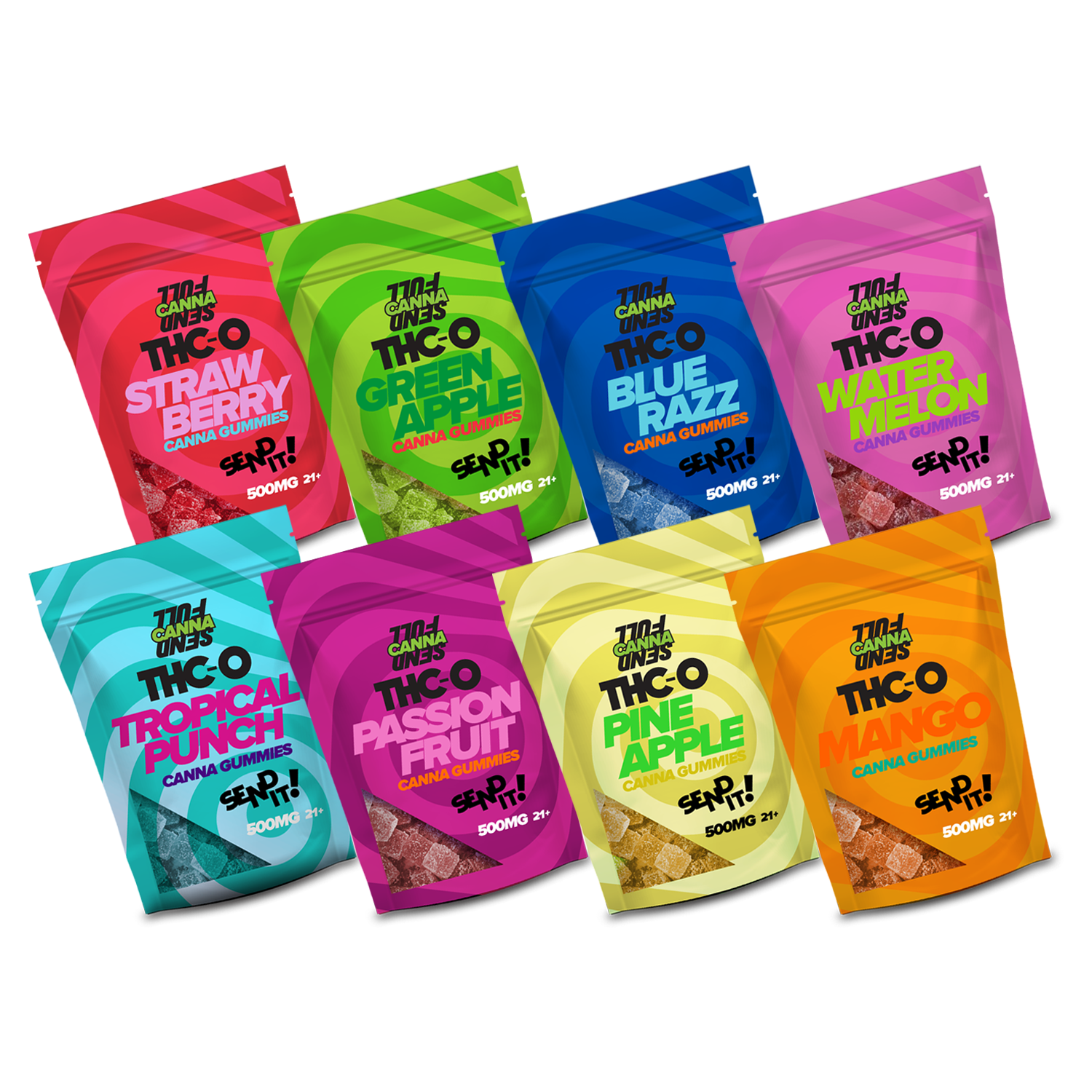 CUSTOM THC-O GUMMY BUNDLE - 4 BAGS