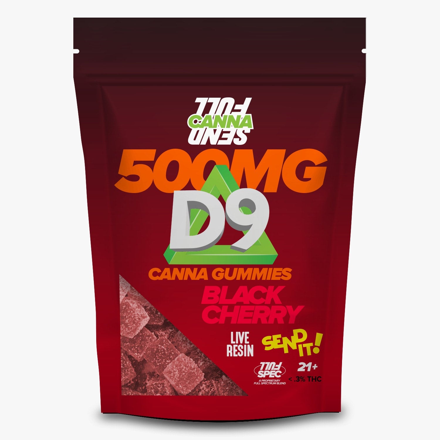 HD D9 BLACK CHERRY 500mg | NOW WWW.SENDITCANNA.COM